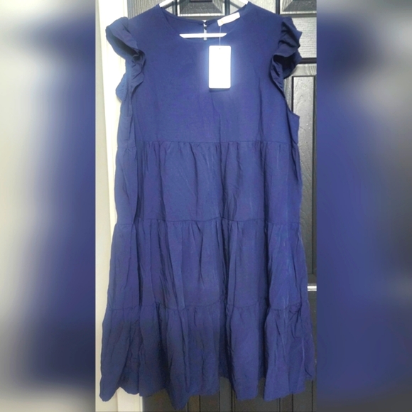 kirundo | Dresses | Newkirundo Navy Blue Dress | Poshmark